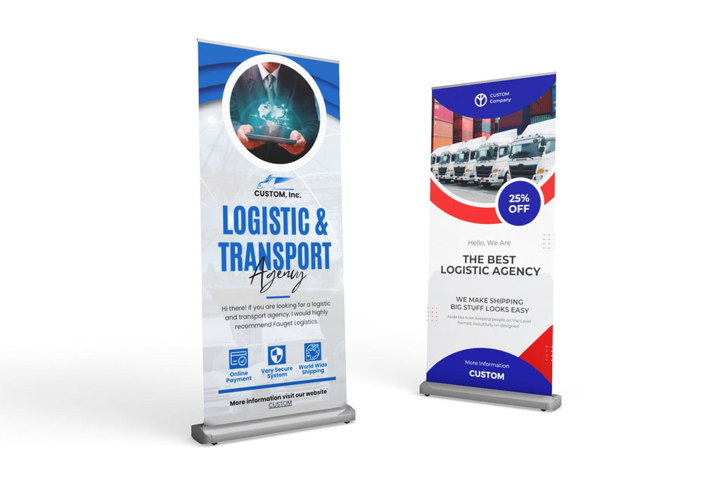 Customizable Retractable Banner - Brand Banner, Stand Roll Up Banner,